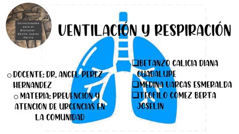 Ventilación y Respiración Armando Reyes Cabrera uDocz
