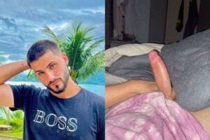 Vários nudes do OnlyFans do influencer Ygor Bahia nu e mostrando a rola