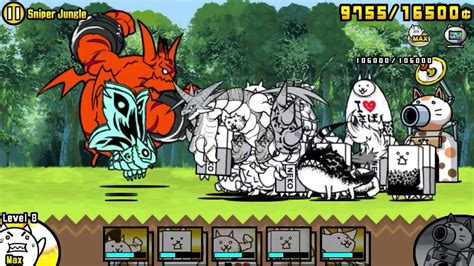 The Battle Cats Sniper Jungle Youtube