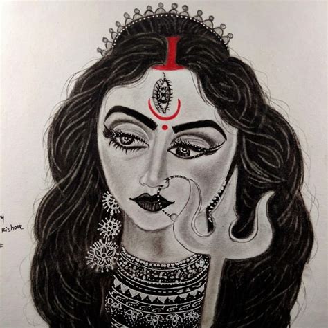 Details Easy Drawing Of Durga Maa Super Hot Seven Edu Vn