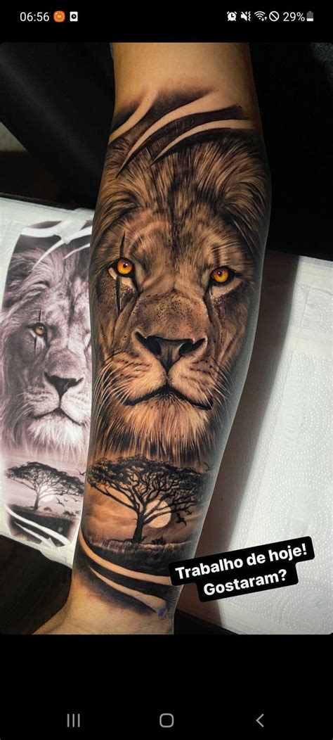Tatuagem de leão 90 inspirações que representam o rei da selva on
