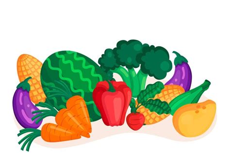 Fruits Vegetables Stock Illustrations 61 681 Fruits Vegetables Clip