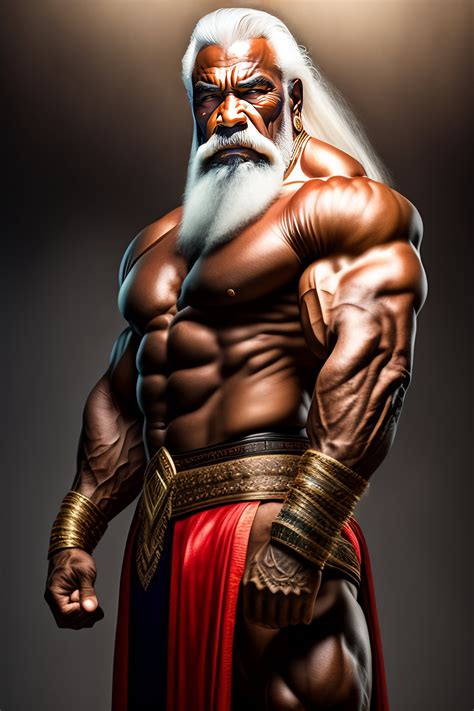 Lexica Handsome Old Man Warlord Wearing Bronze Age Clothing