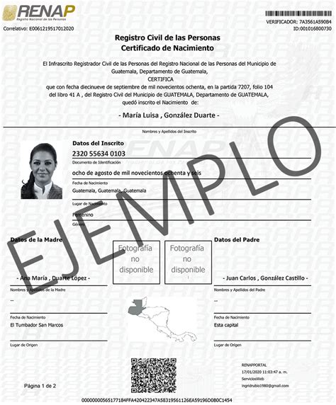 Certificado De Nacimiento Actualizado Calendar Imagesee