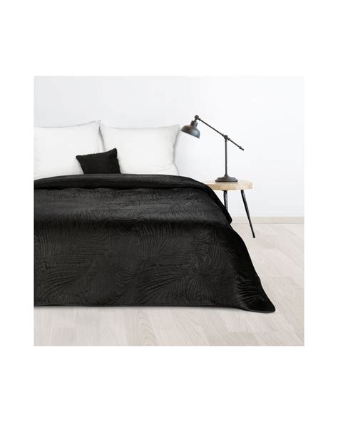 Narzuta velvet 170x210 Luiz 4 czarna Eurofirany Sklep z pościelą Vege