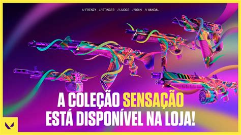 Valorant skins da Coleção Sensação chegam à loja do jogo veja itens