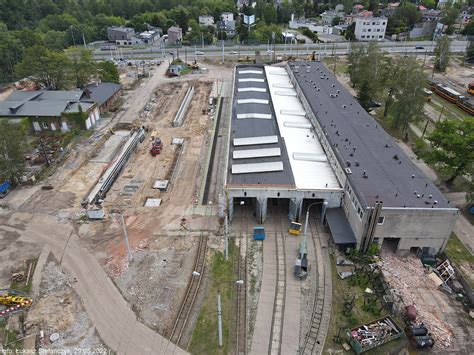 Zajezdnia Chocianowice w modernizacji 29 05 2022 II Łódzka Galeria