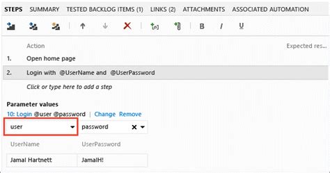repeat a test with different data azure test plans microsoft learn