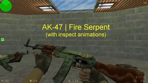 Csgo Ak Fire Serpent For Counter Strike Mod Showcase