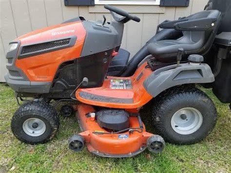 Husqvarna Mower Deck Removal Model Yth V Youtube