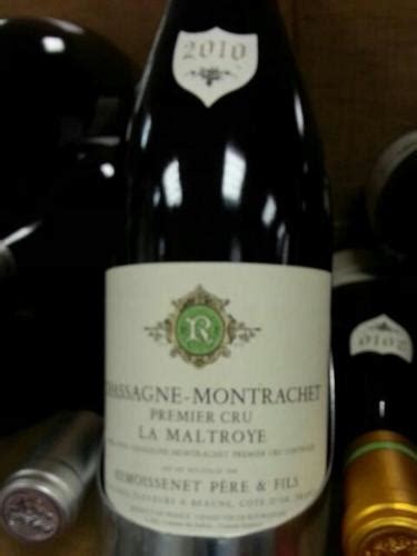 Remoissenet Père Fils Chassagne Montrachet Premier Cru La Maltroye