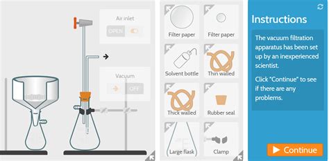 LearnSci LabSim Vacuum Filtration Buchner