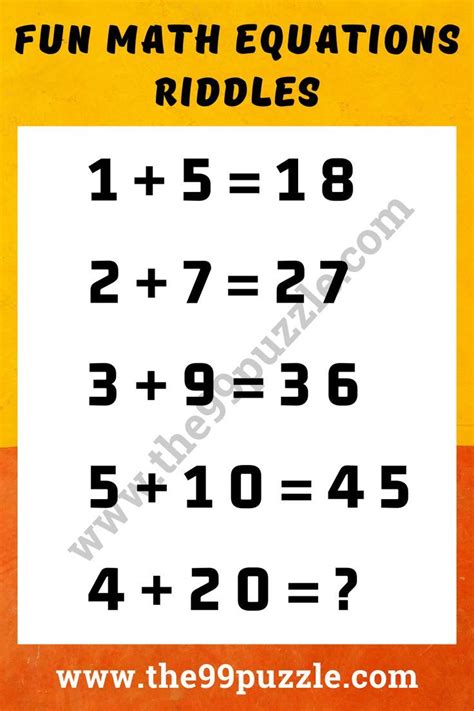 Genius Math Puzzles With Answers Artofit