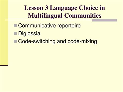 ppt sociolinguistics lesson 4 language maintenance and shift powerpoint presentation id 2696026