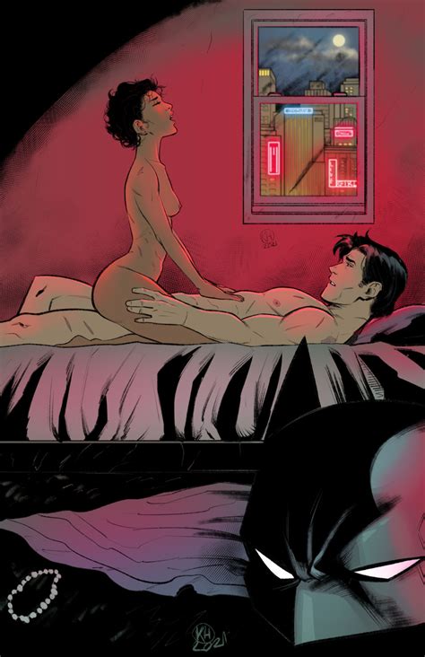 Rule 34 Areola Areolae Batman Batman Series Breasts Brown Hair Bruce Wayne Catwoman Dc Dc