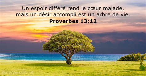 30 Mars 2020 Verset Biblique Du Jour Proverbes 13 12 DailyVerses Net