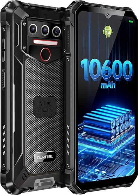 OUKITEL WP23 Android 13 Rugged Smartphone 10600mAh Mobile Phone 6 52