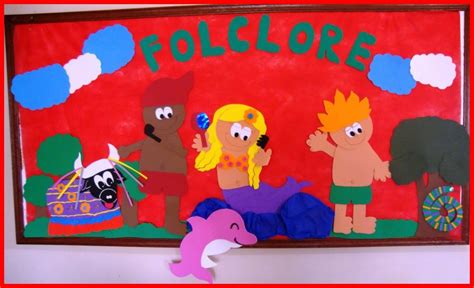 Painel Folclore Escolar Em Eva Ou Feltro Moldes Mural E Painel