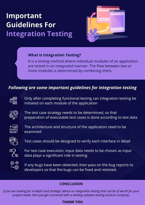 ppt important guidelines for integration testing powerpoint presentation id 11087505