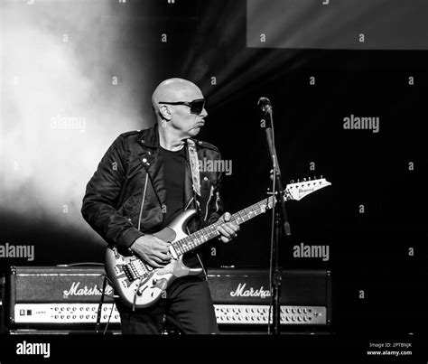 Naples Italy 26 04 2023 Joe Satriani At The Augusteo Theater In