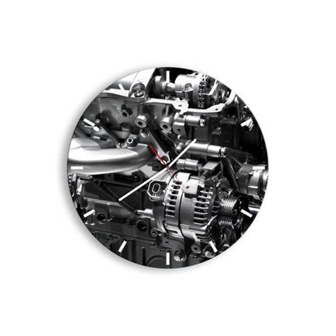 Horloge Murale Horloge En Verre Pendule Murales 50x50 Cm Moteur