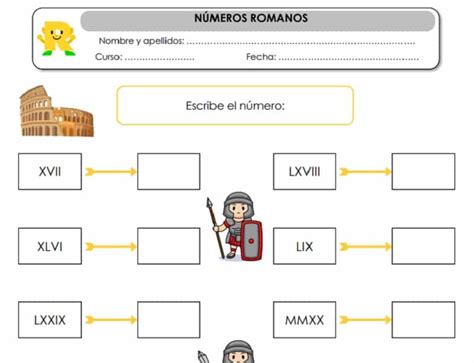 Actividades Para Trabajar Los N Meros Romanos Los Materiales Educativos