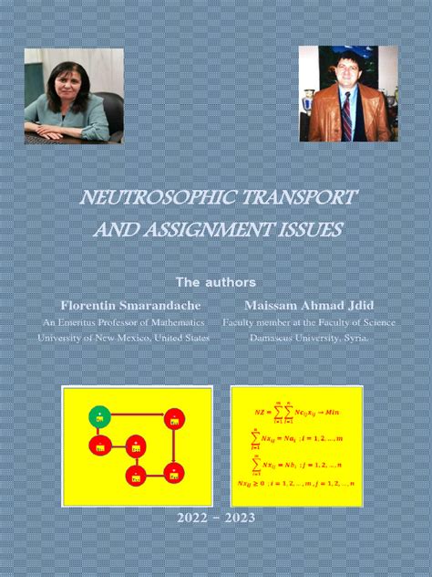 neutrosophic transport and assignment issues pdf mathematical optimization linear programming