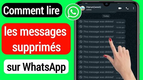 Comment lire les messages supprimés sur WhatsApp 2022 Voir les