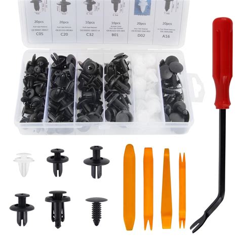 105 Stück Auto Türverkleidung Clips Befestigungsclips Universal