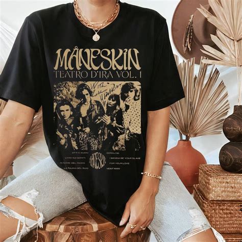 Vintage Maneskin Shirt Maneskin Rock Band Tee Maneskin Album Merch