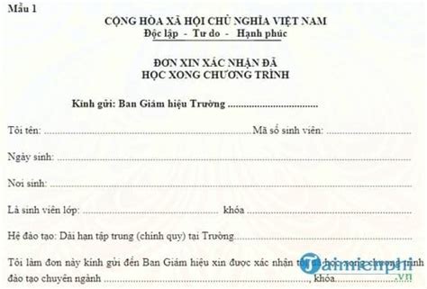 Top 21 Mẫu Đơn Xác Nhận Học Tại Trường Update
