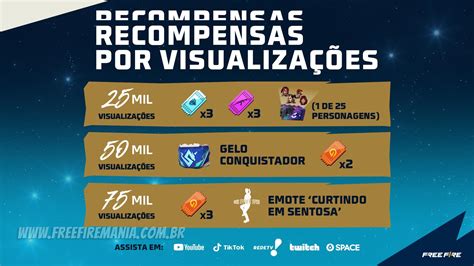 Free Fire Garena Disponibiliza Recompensas Gr Tis De Visualiza Es Ao