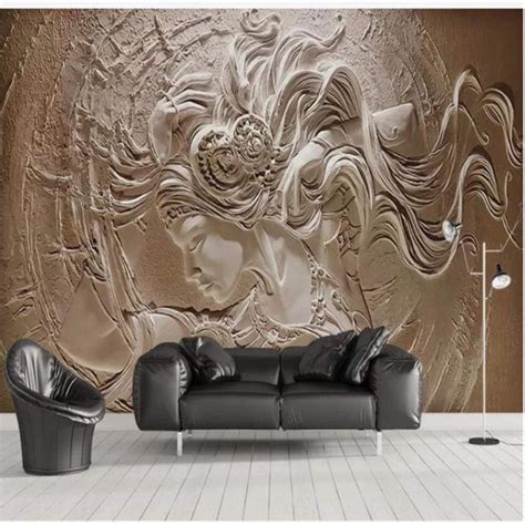 Hwhz Papel Pintado Mural 3d Despegable Papel Tapiz Personalizado 3D