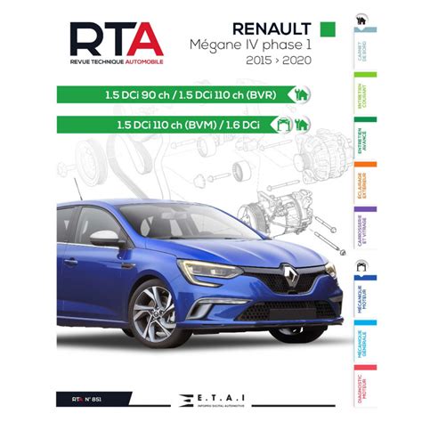 RTA RENAULT MEGANE IV Break 5 Portes 2016 2020