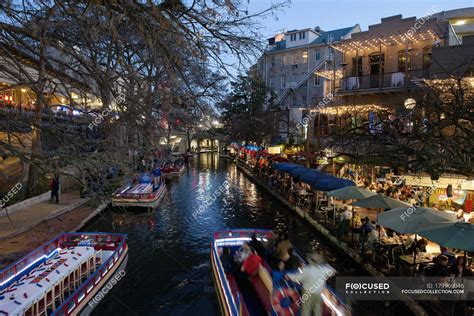 The San Antonio River Walk In San Antonio Texas USA Tourism