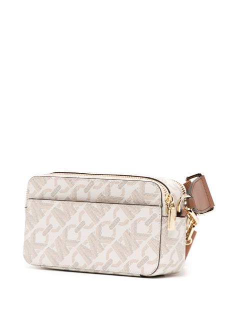 Michael Kors Jet Set Monogram Print Crossbody Bag Farfetch