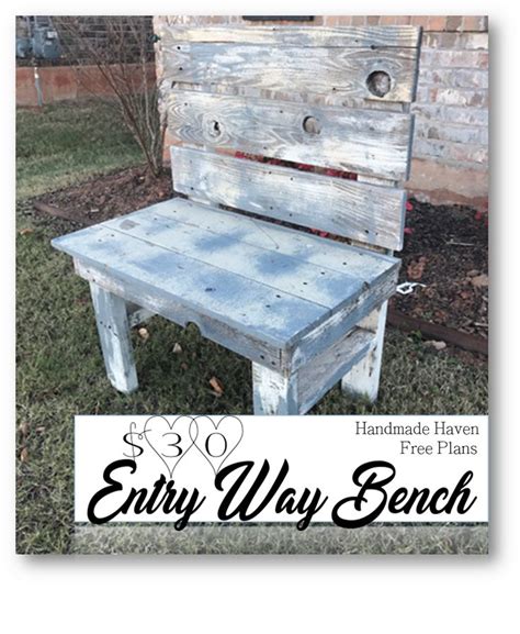 Entry Way Bench Woodworking Projects Small Woodworking Project Plans