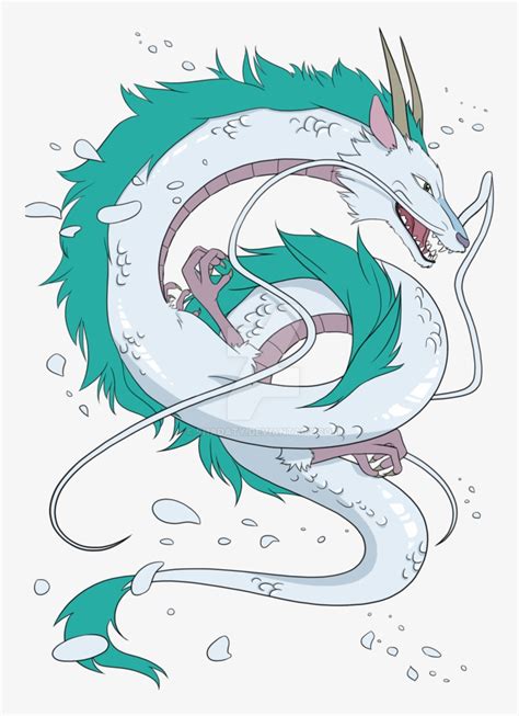 Dragon Drawing Dragon Art Ponyo Totoro Haku Spirited Away Dragon