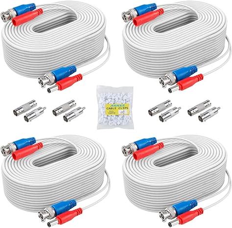 Annke Security Camera Cable M Ft All In One Bnc Video Power