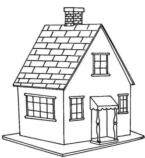 Dessins De Coloriage Maison Imprimer Sur Laguerche Page