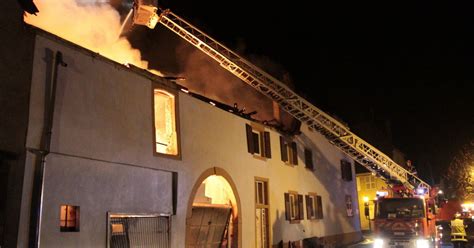 FaitS divers Fait divers Violent incendie à Sarre Union