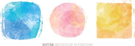 Vector Watercolor Decorations Background For Title And Logo 14408755