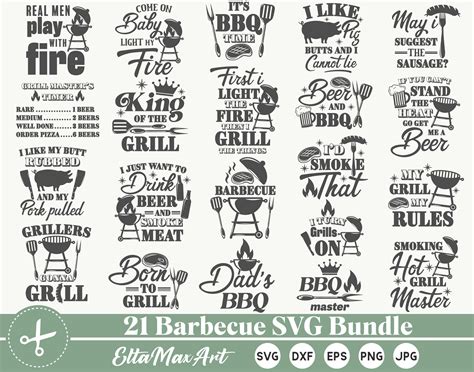 Barbecue SVG Bundle Barbecue SVG Grill Svg Bbq Master SVG Etsy
