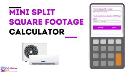 Mini Split Square Footage Calculator Online