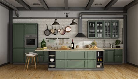 Los Colores Vivos Siguen En Tendencia Cocinas En Tonos Verdes Nexdom