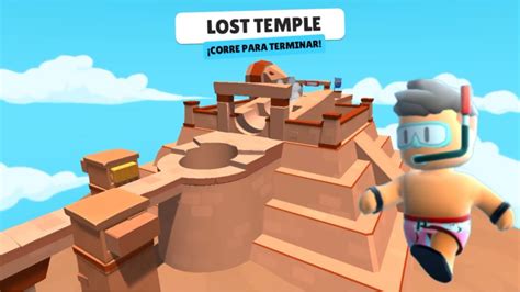 Jugando A LOST TEMPLE Stumble Guys YouTube