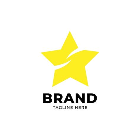 Icono De Logotipo De Estrella Y Plantilla De Logotipo Vector Premium