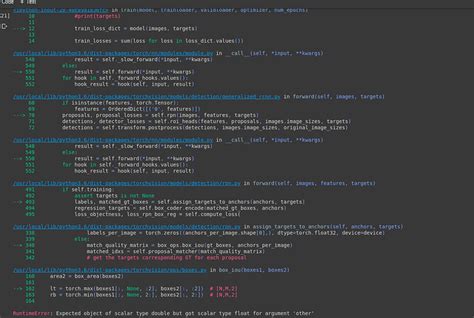 expected object of scalar type double but got scalar type float for argument other pytorch