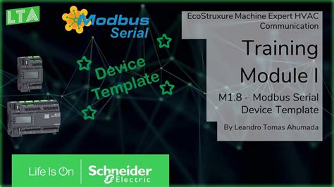 Ecostruxure Machine Expert Hvac Training M Modbus Serial Template