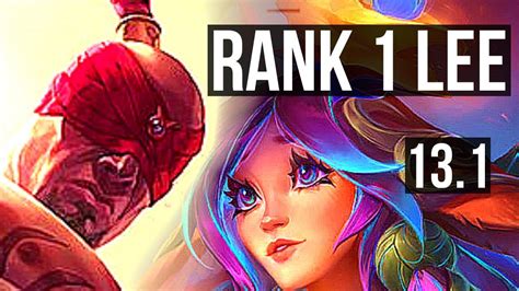 Lee Sin Vs Lillia Jng Rank Lee Rank Tr Challenger